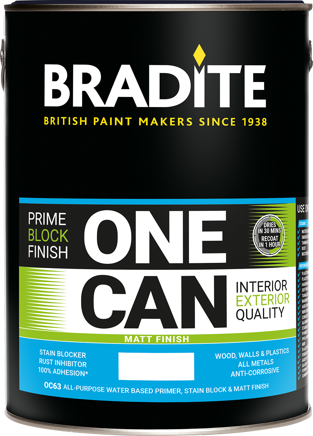 Bradite launches One Can Matt - Painting and Decorating News : Painting ...