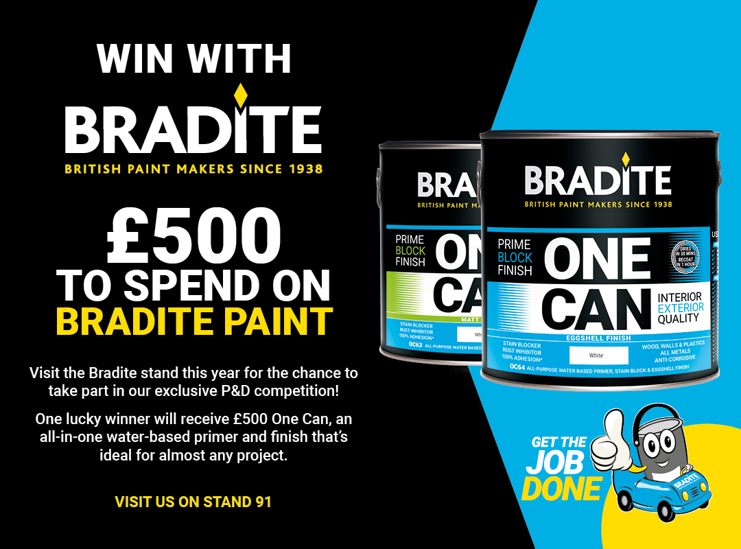 Bradite’s £500 One Can Show stopper! - Painting and Decorating News ...