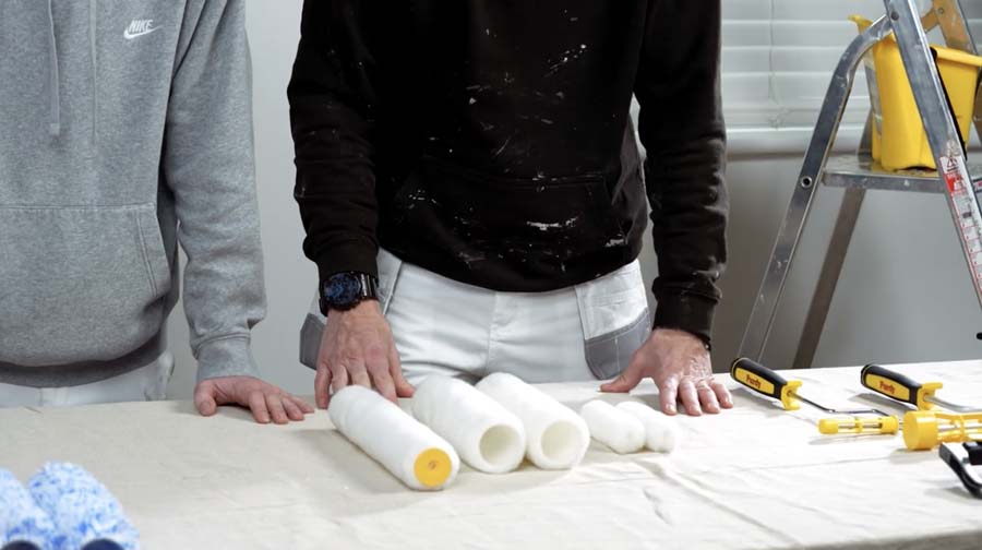 Why it's important to use the same roller nap size on a decorating job ...